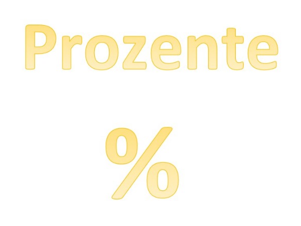 Was sind Prozente?