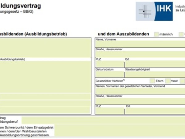 Berufsausbildungsvertrag