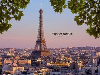 les verbes manger et ranger