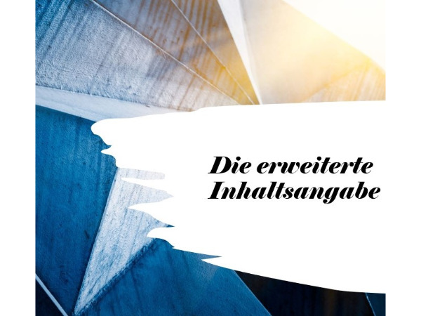 Erweiterte Inhaltsangabe