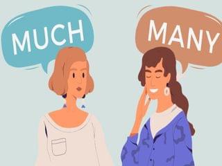 The difference between "much" and "many"