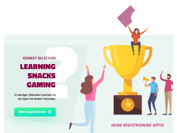 Wie funktioniert Learning Snacks Gaming?