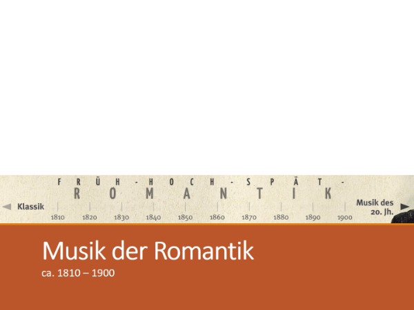 Musik in der Romantik