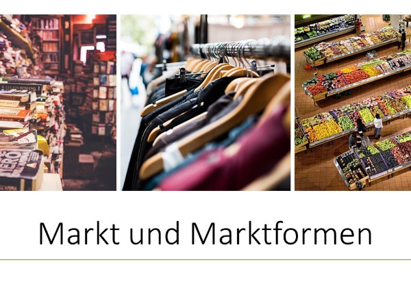 Markt und Marktformen