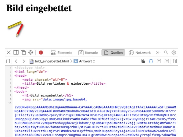 HTML - Einfügen von Bildern