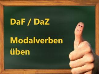 DaF/DaZ - Modalverben üben (A1)