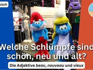 Adjektive Französisch beau nouveau vieux