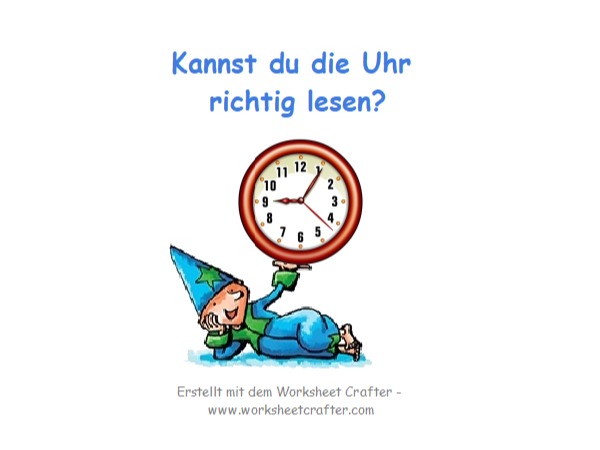 Selbsttest zur Uhr
